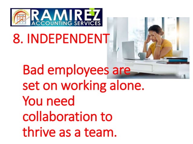 SIGNS OF BAD EMPLOYEES IN A WORKPLACE.pptx