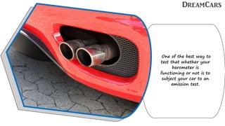 Signs of Barometric Sensor Failure in Car | PPTX