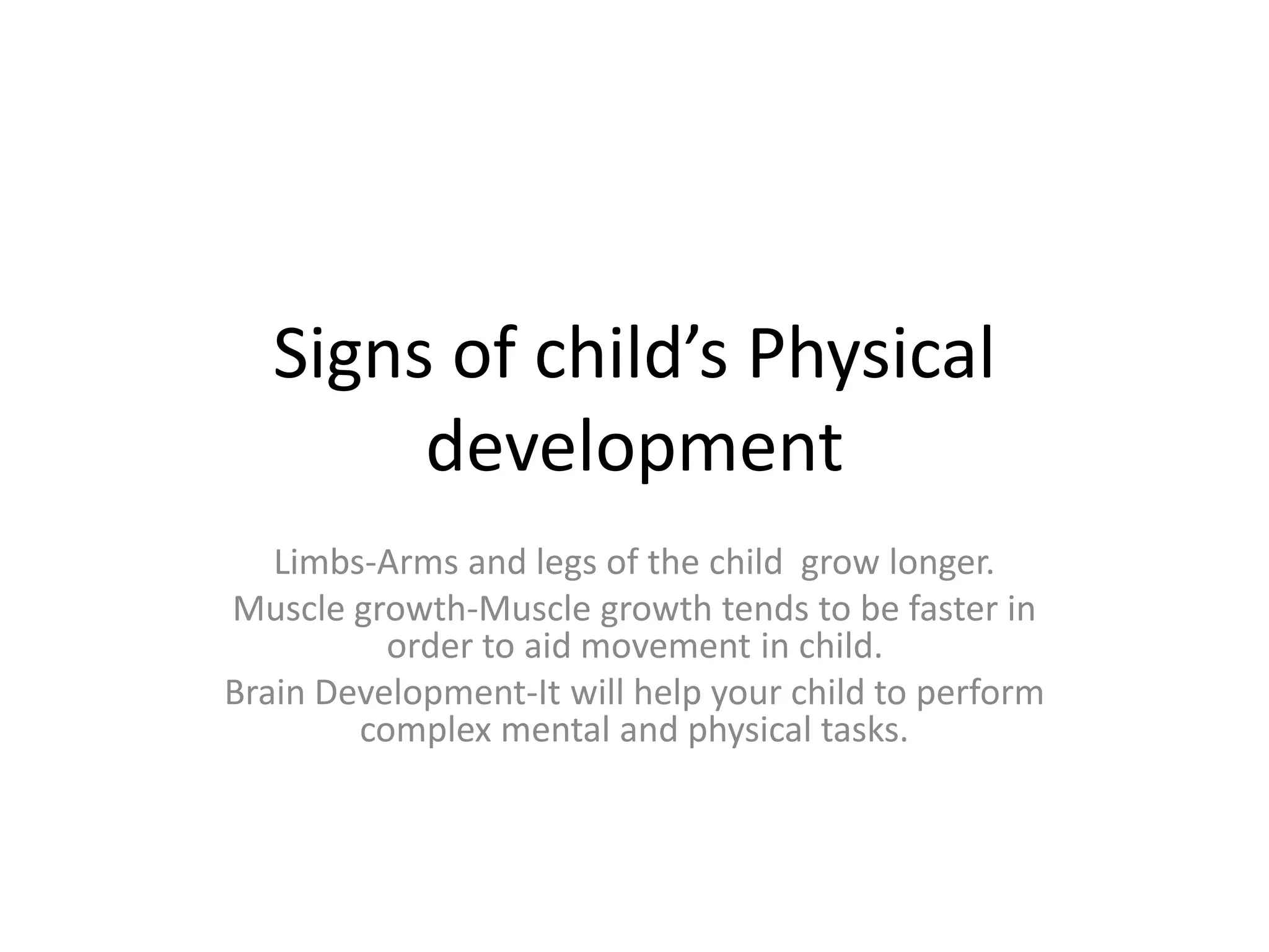 Signs of child’s Physical development.pptx