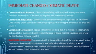 signs of death - I.pptx from reddy and biswas | PPTX