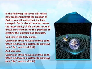 Signs of god_in_the_creation_of_the_earth | PPT