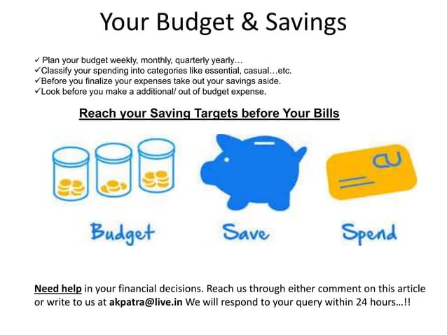 Signs of Healthy Financial Life | PPT