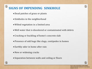 SIGNS OF OTHER RELATED GEOLOGICAL HAZARDS.pptx