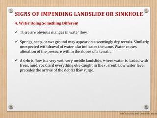 SIGNS OF OTHER RELATED GEOLOGICAL HAZARDS.pptx
