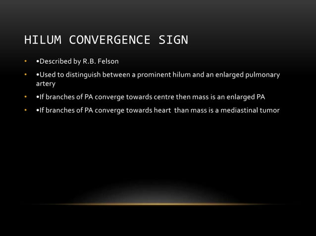 Signs of radiological importance in the thorax Dr.Sumit Sharma | PPTX