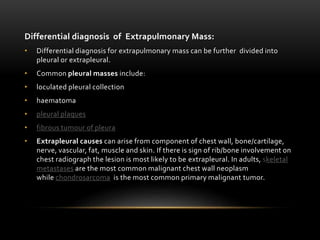 Signs of radiological importance in the thorax Dr.Sumit Sharma | PPTX
