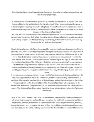 Signs of the children of perdition | PDF