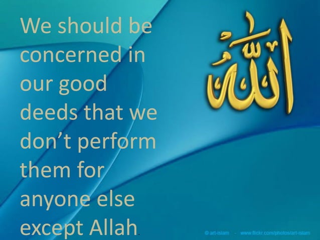 Signs of the fear of Allah | PPT