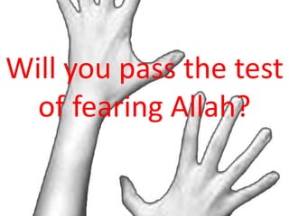 Signs of the fear of Allah | PDF