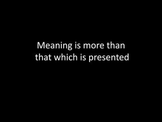 Signs & signifiers | PPTX