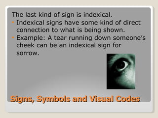 Signs, symbols and visual codes | PPT