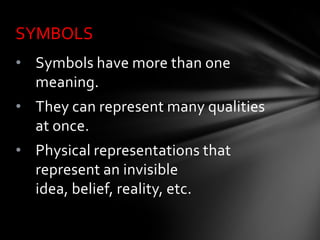 Signs and Symbols, Routines and Rituals | PPTX
