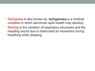 Signs&symptoms of circulatory and respiratory system | PPT