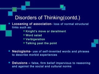 Mental disorders prof. fareed minhas | PPT