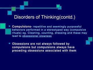 Mental disorders prof. fareed minhas | PPT