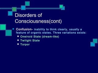 Mental disorders prof. fareed minhas | PPT