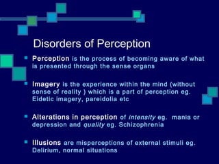 Mental disorders prof. fareed minhas | PPT
