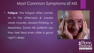 Signs & Symptoms of Multiple Sclerosis | PDF