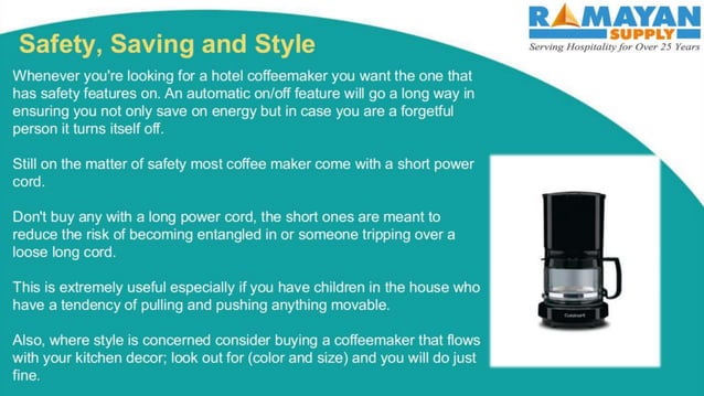 Signs to Look for New Coffee Maker | PPTX