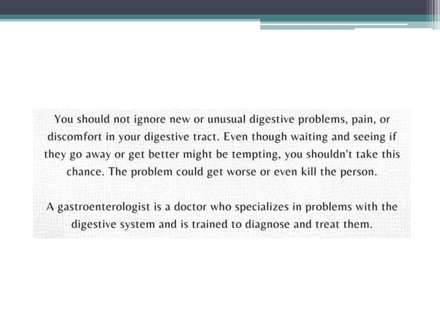 Signs you need to see a Gastroenterologist - AMRI Hospitals | PPTX