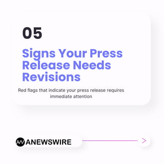 Signs Your Press Release Needs Revisions | PDF