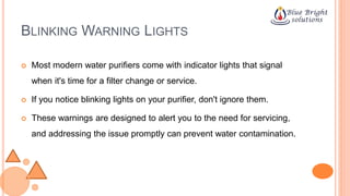 Signs Your Water Purifier Needs a Service Checkup.pptx