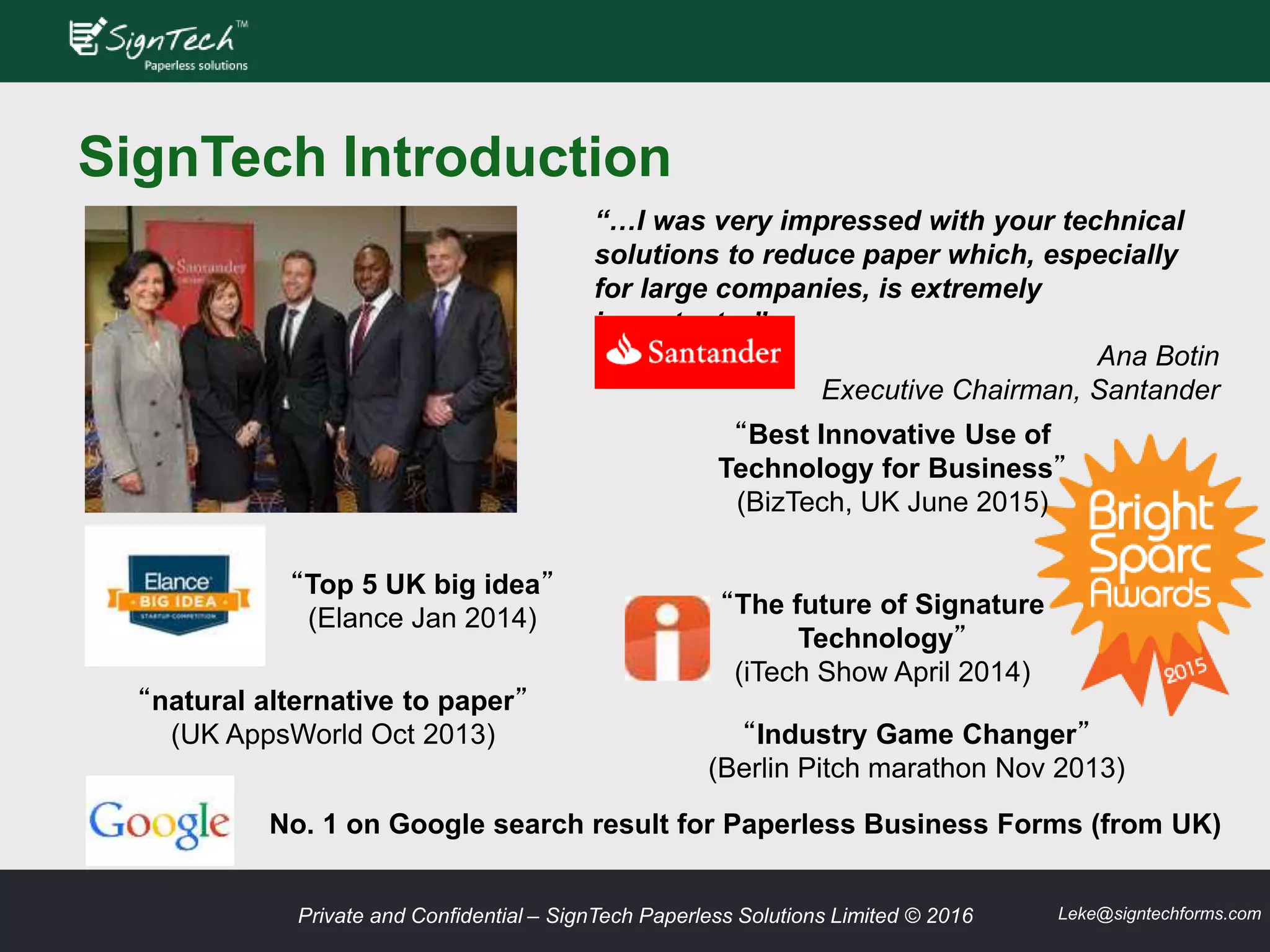 Innovative Paperless Solutions | PPTX | Computer Software and ...