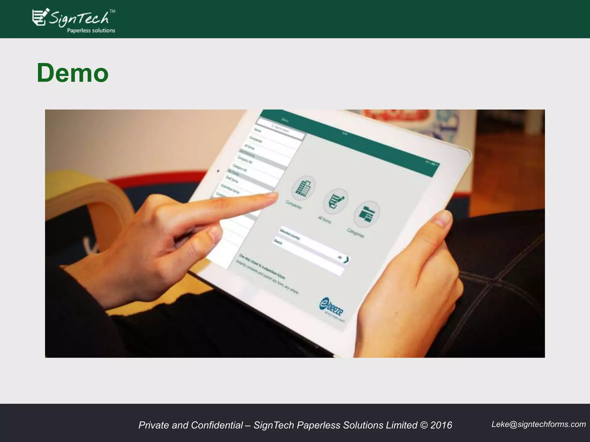 Innovative Paperless Solutions | PPTX | Computer Software and ...