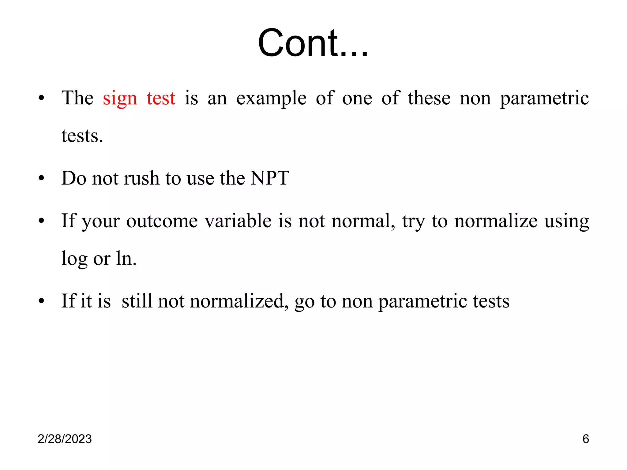 SIGN TEST SLIDE.ppt