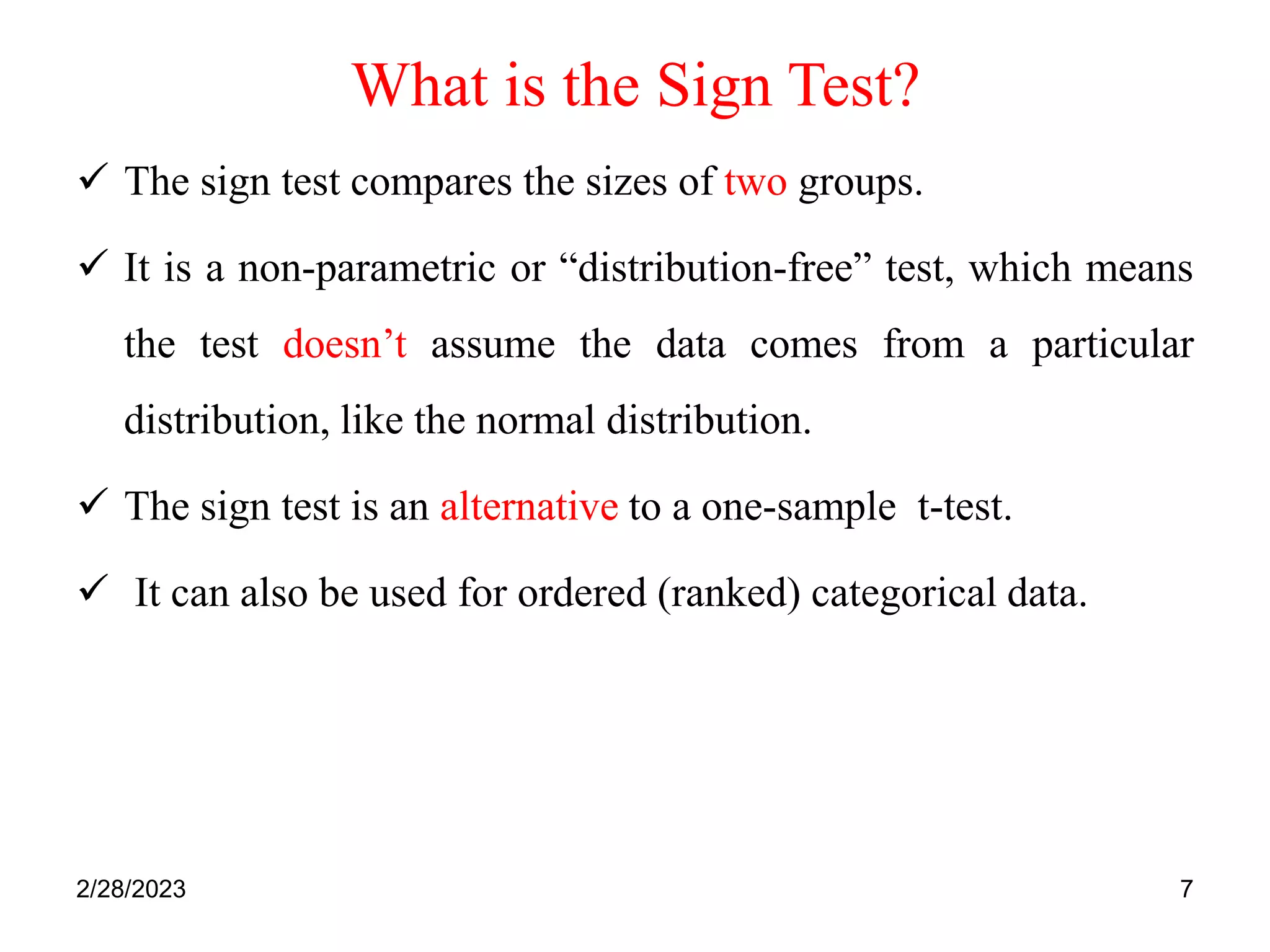 SIGN TEST SLIDE.ppt