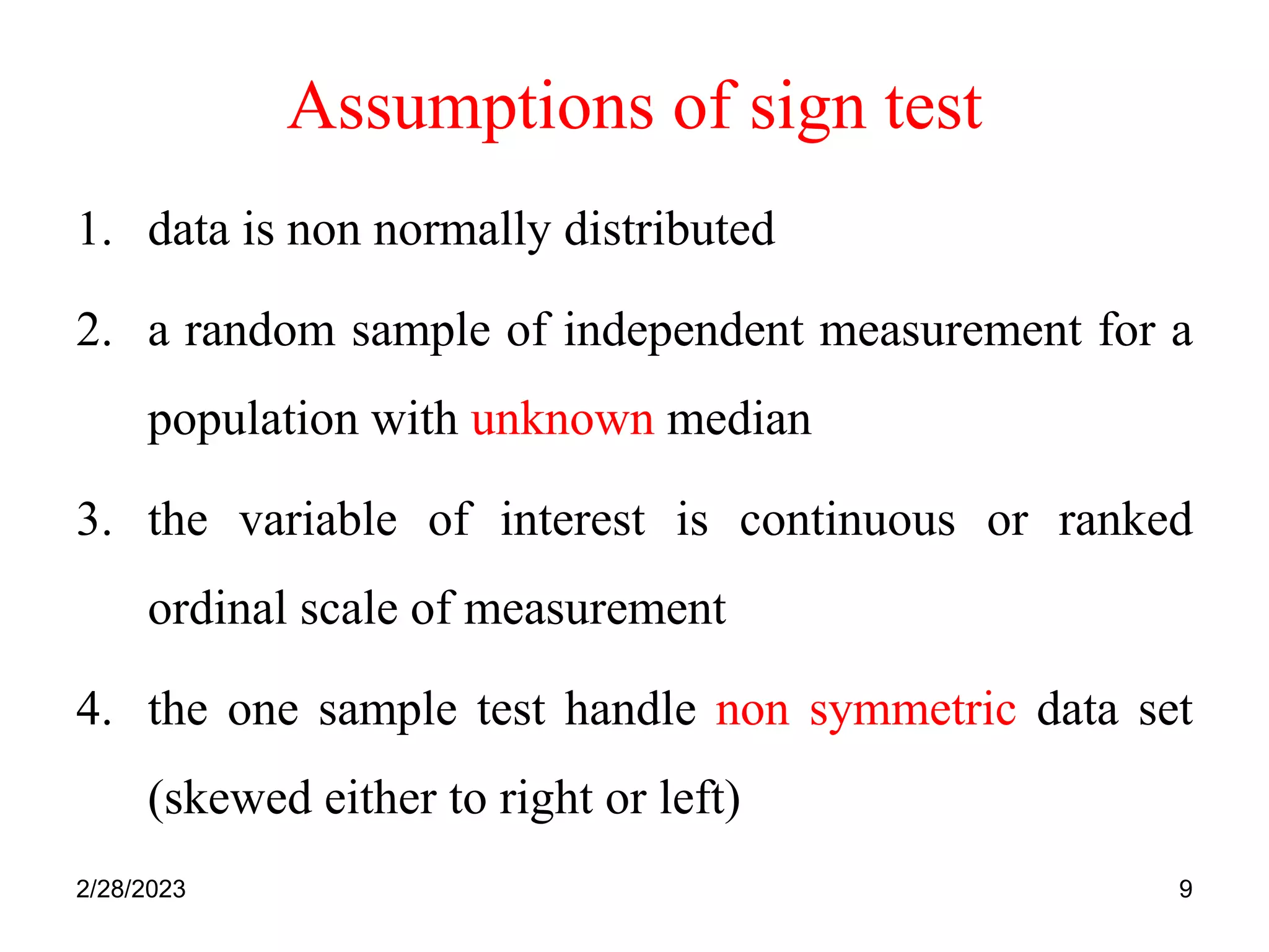 SIGN TEST SLIDE.ppt