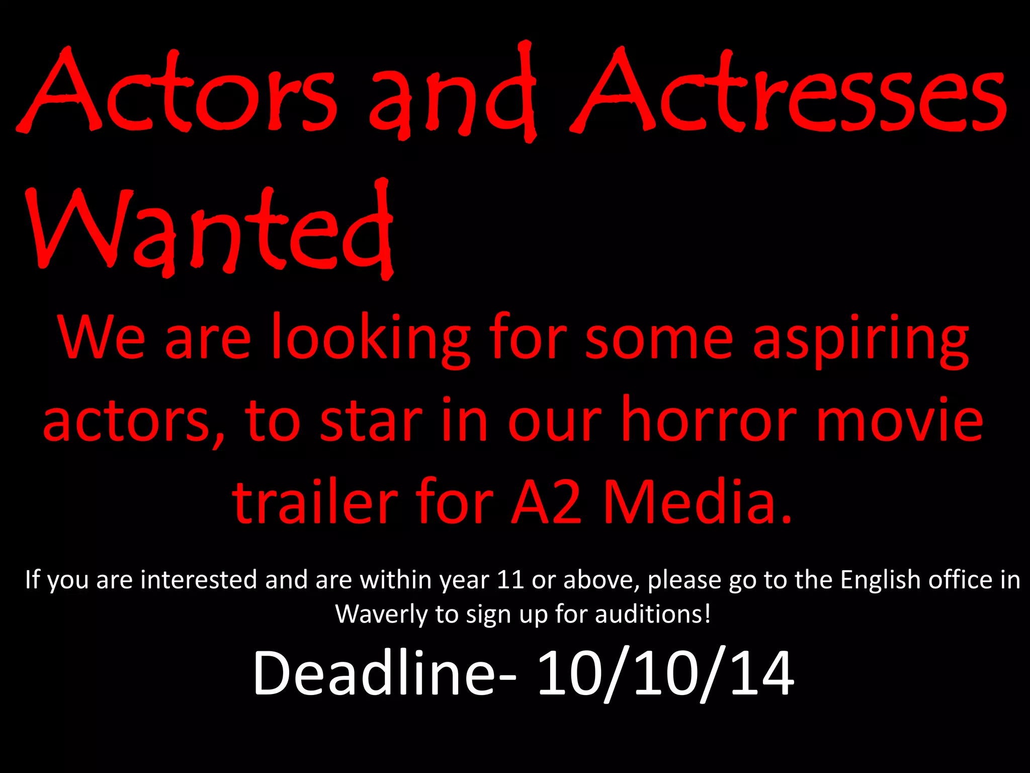 Sign up poster | PPTX