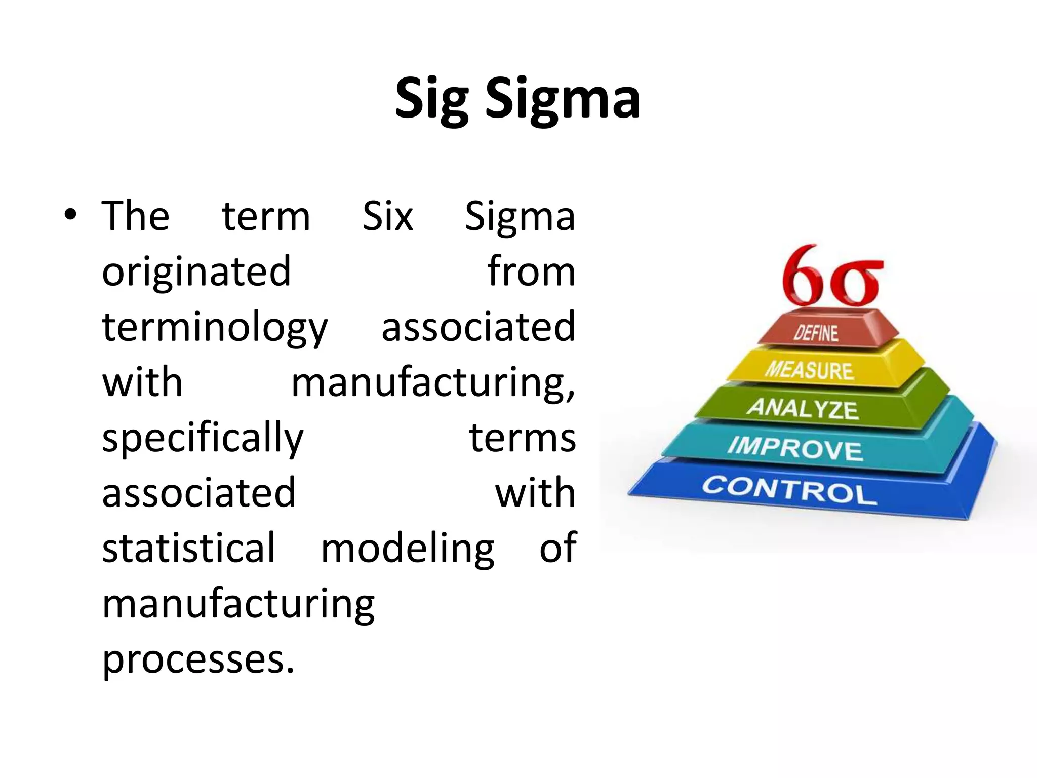 Sig sigma - process interventions - Organizational Change and ...