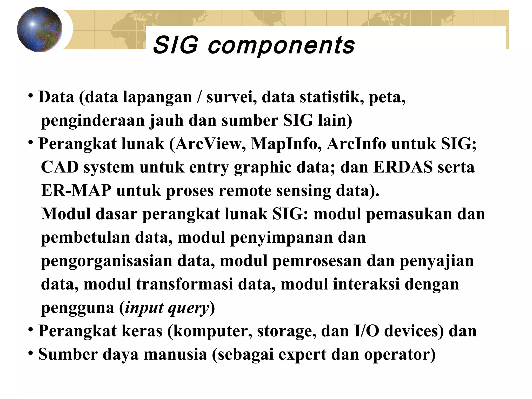 Sistem Informasi Geografi | PPT