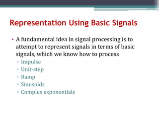 SigSys_chapter1 for engineering for a few minutes and then | PPT