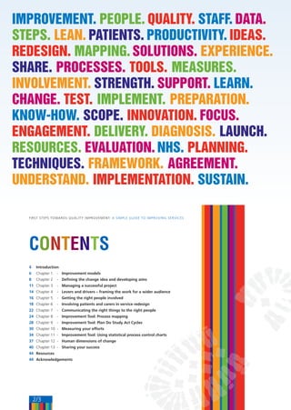 First steps towards quality improvement: a simple guide to improving ...