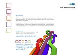 First steps towards quality improvement: a simple guide to improving ...