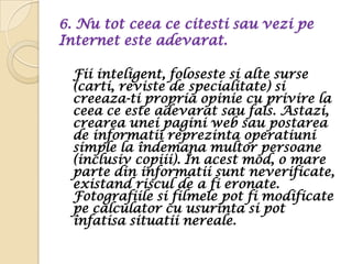 Siguranta pe internet | PPTX