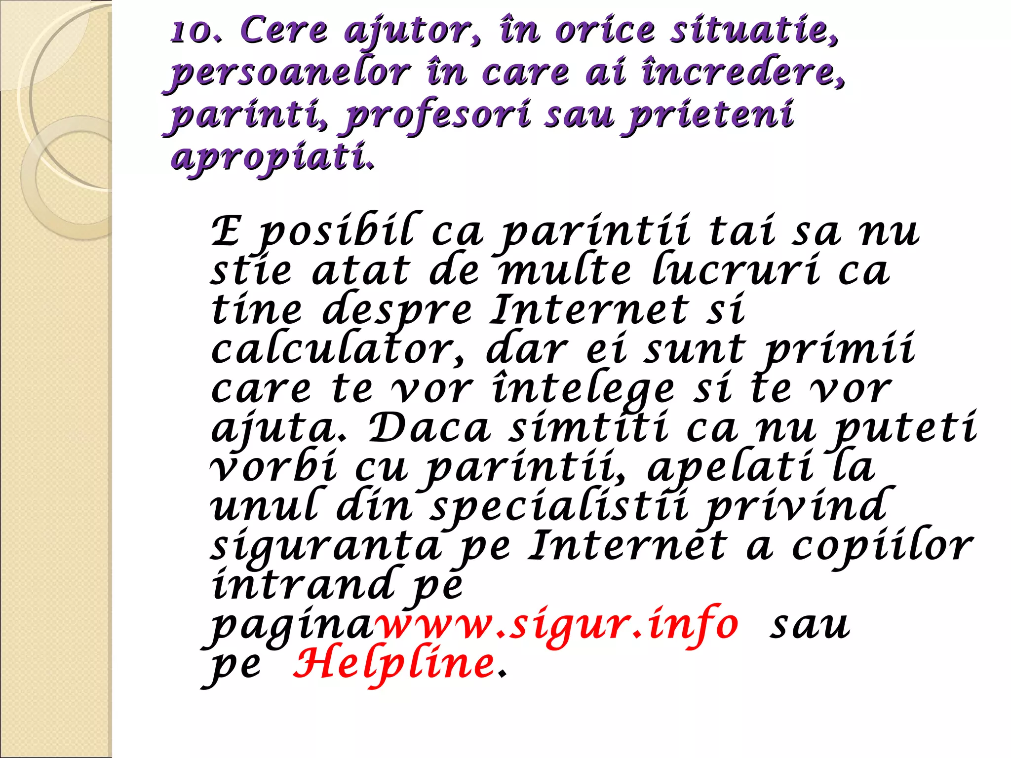 Siguranta pe internet | PPT