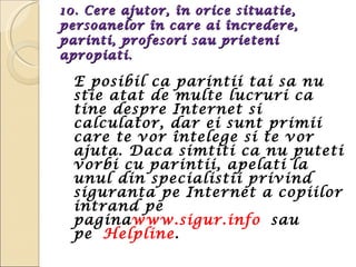 Siguranta pe internet | PPT