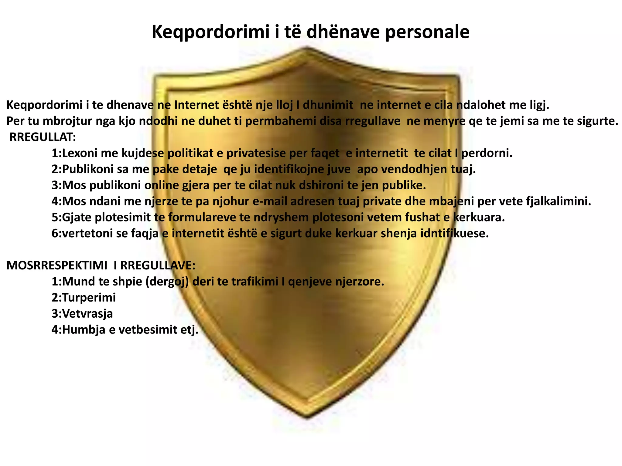 Siguria e fëmijëve në internet | PPTX