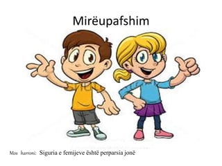 Siguria e fëmijëve në internet | PPTX