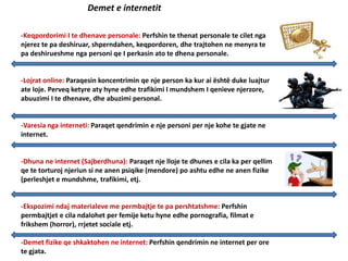 Siguria e fëmijëve në internet | PPTX