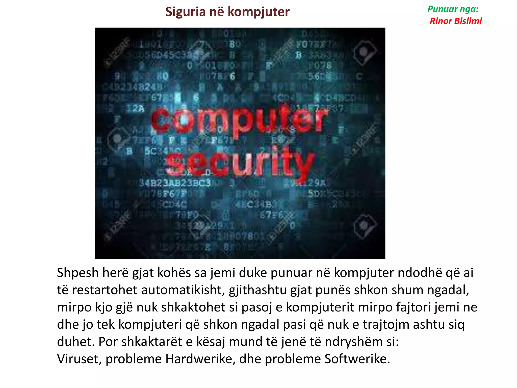 Siguria ne internet | PPTX