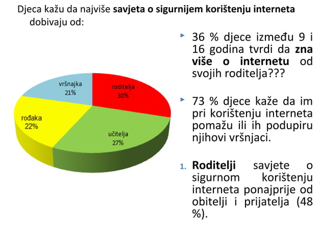 Sigurniji internet za djecu i mlade | PPT