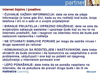 Sigurnost dece na internetu | PPT