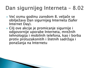 Sigurnost na internetu | PPTX