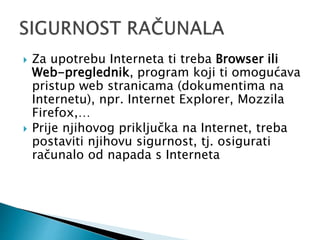Sigurnost na internetu | PPT