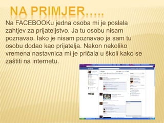 Sigurnost na internetu | PPSX