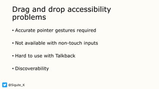 Accessible Reordering For Touch Devices | PPTX | Computing | Technology & Computing